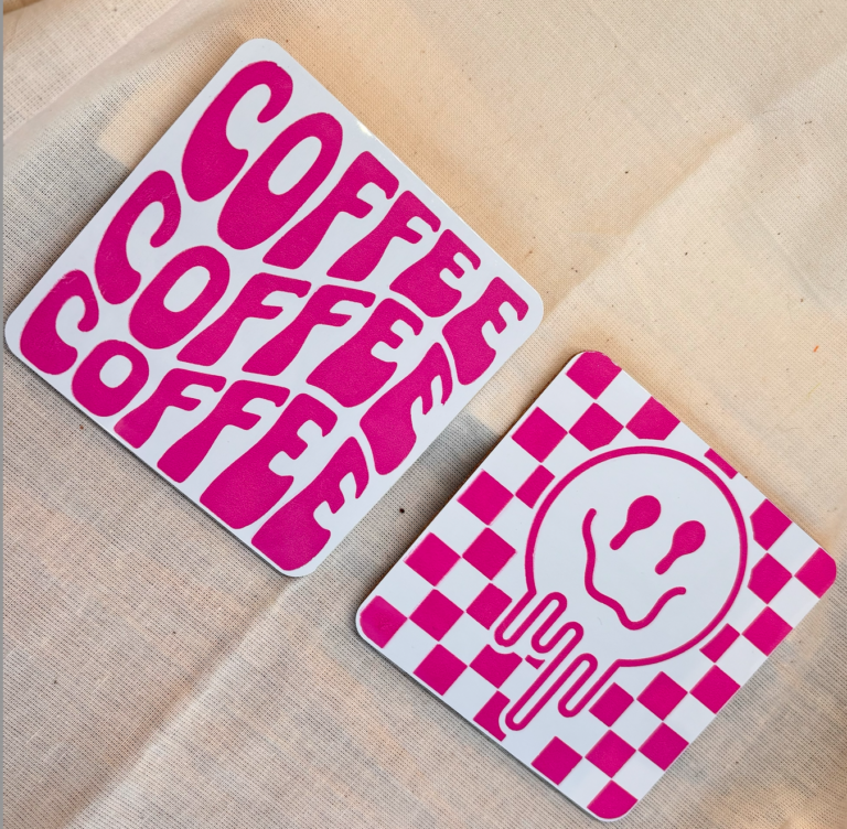 Funky Ceramic Coasters - Moksi