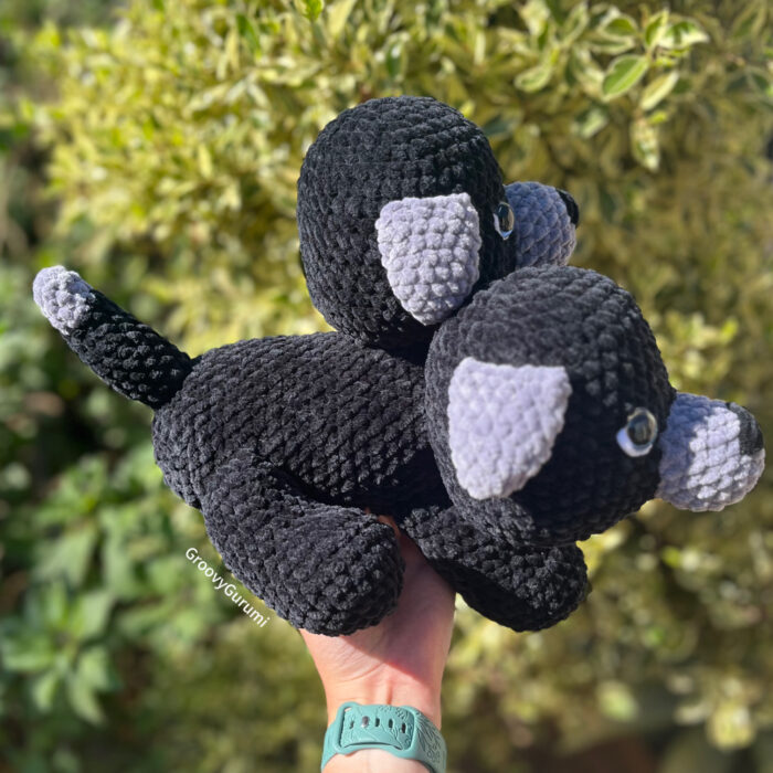Crochet Cerberus Plushie - Moksi