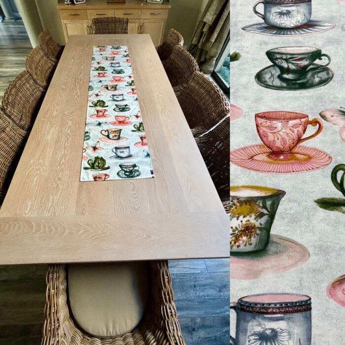 Table Runner Tea Cup - Moksi