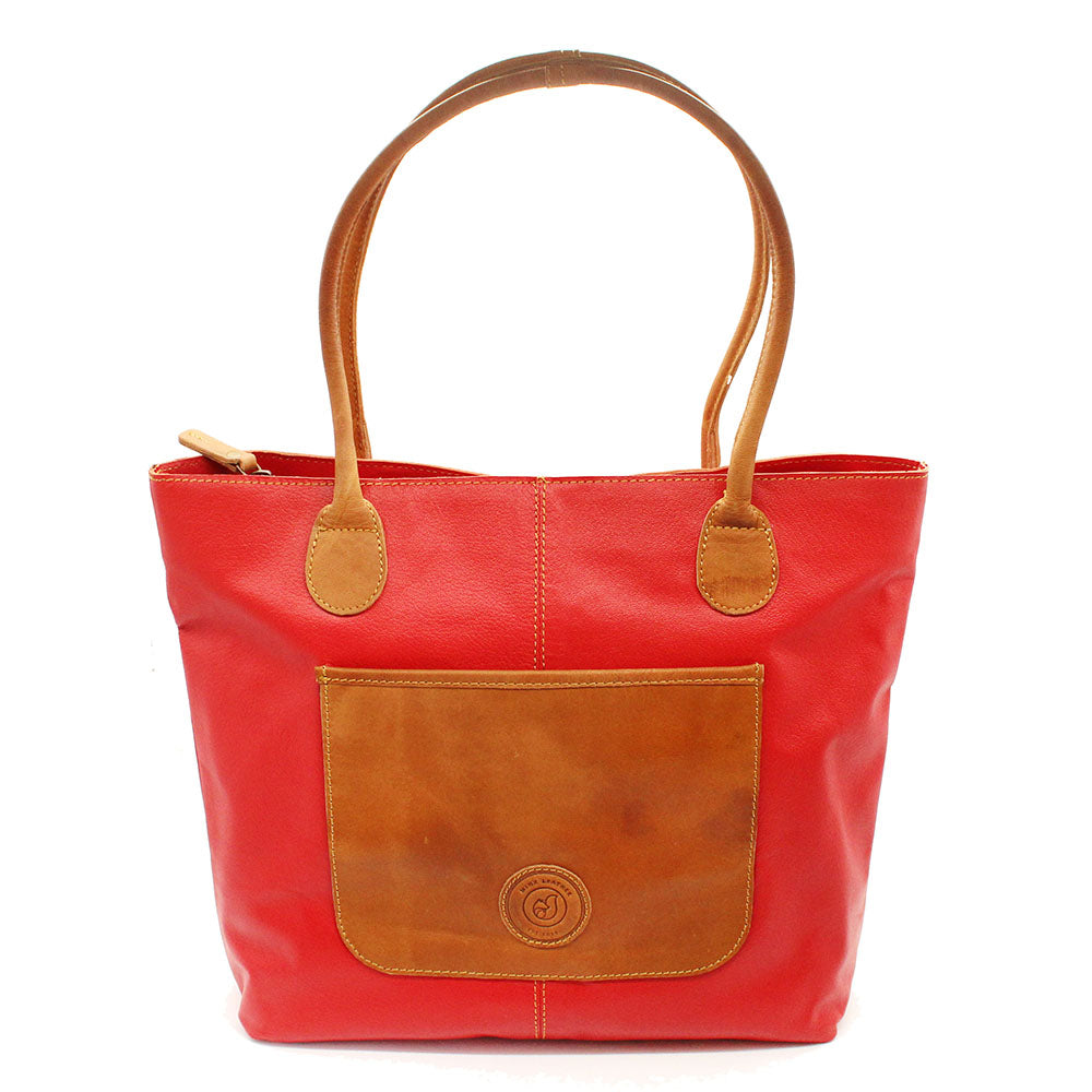 Ruby Leather Handbag Combo - Moksi
