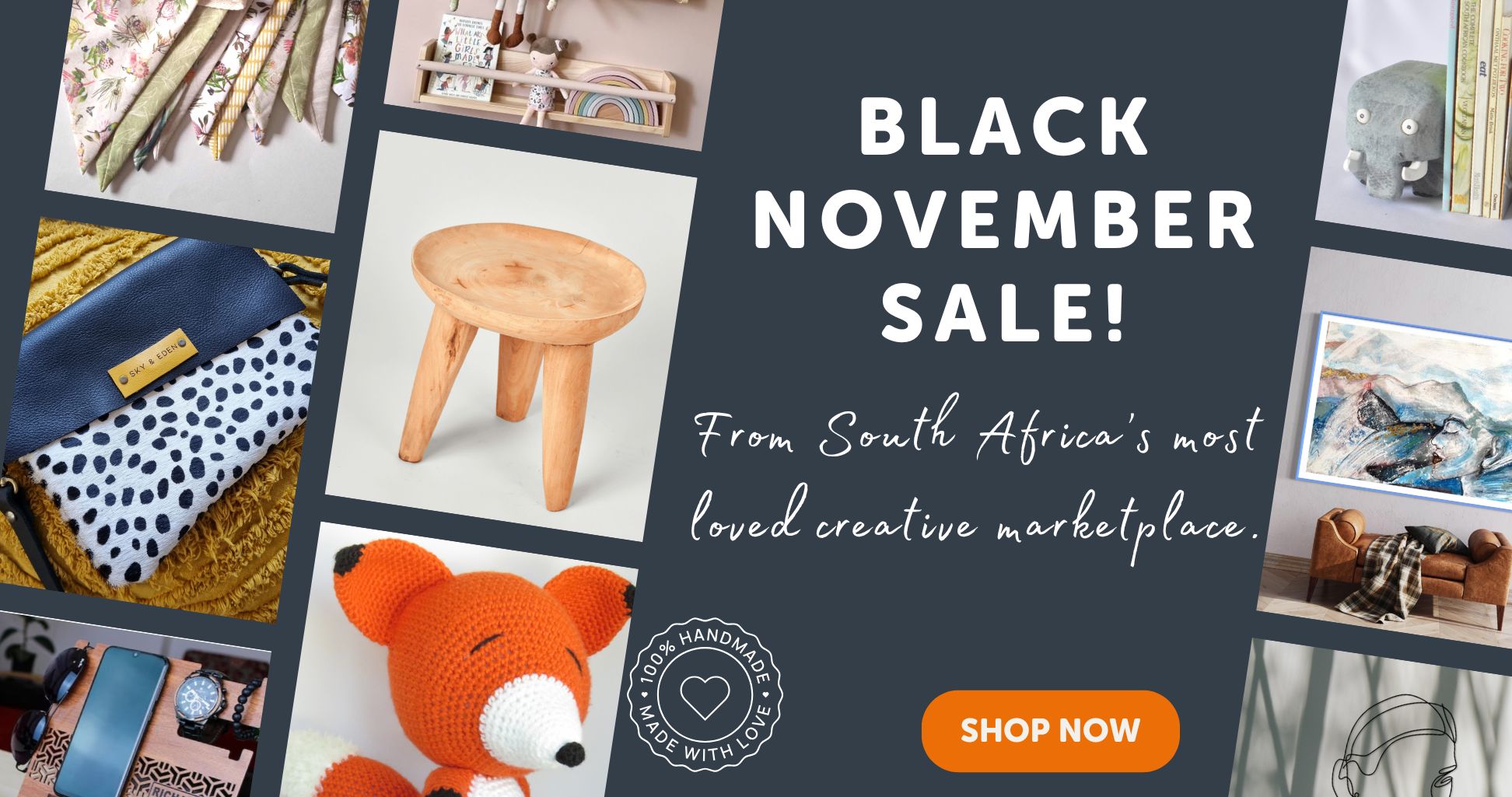 Buy crafts online. Sell crafts online. Magine it. Moksi it.