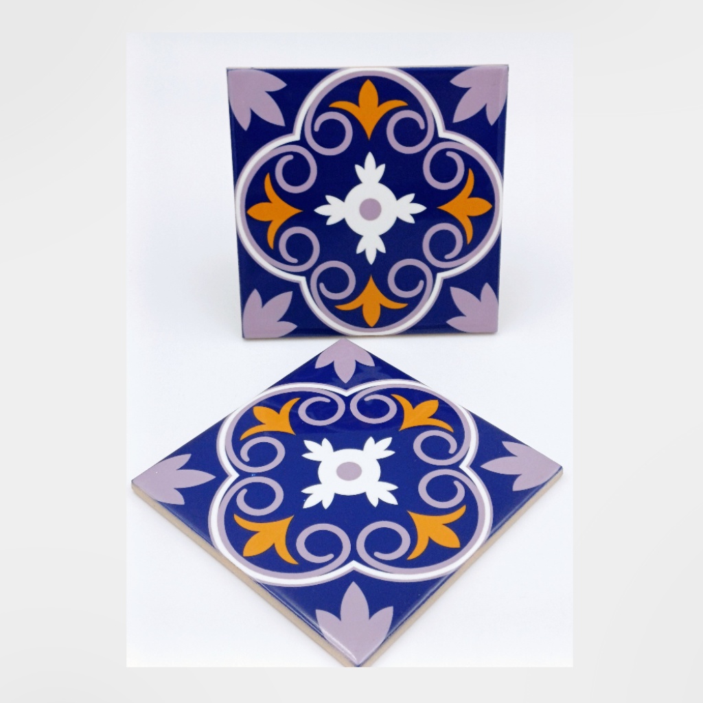 Blue Moroccan Ceramic Tiles In Packs - Moksi