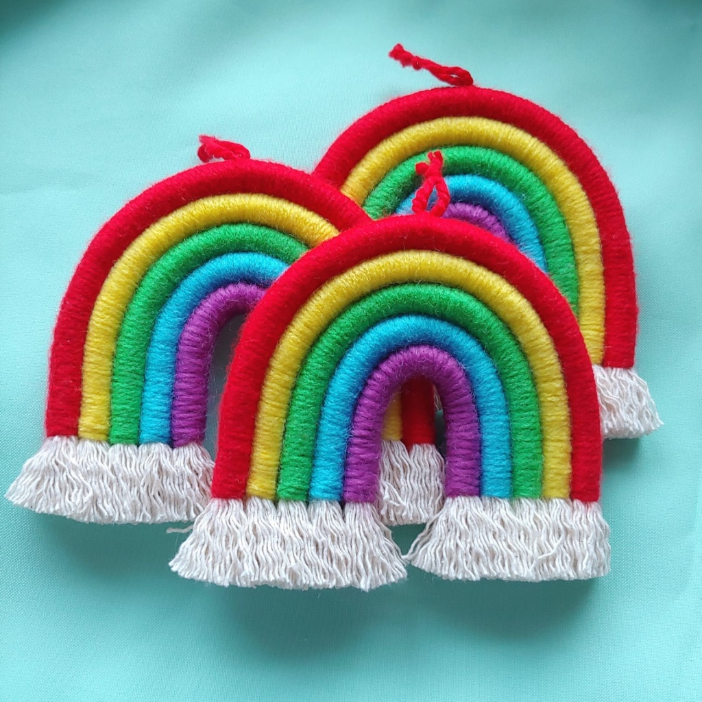 Fibre Macramé Rainbow – Classic Colours - Moksi