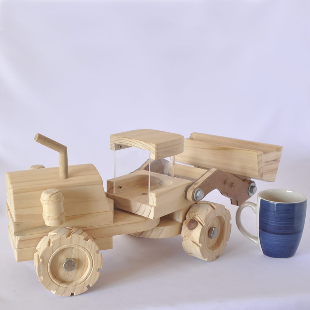 Large Wood Front End Loader - Moksi