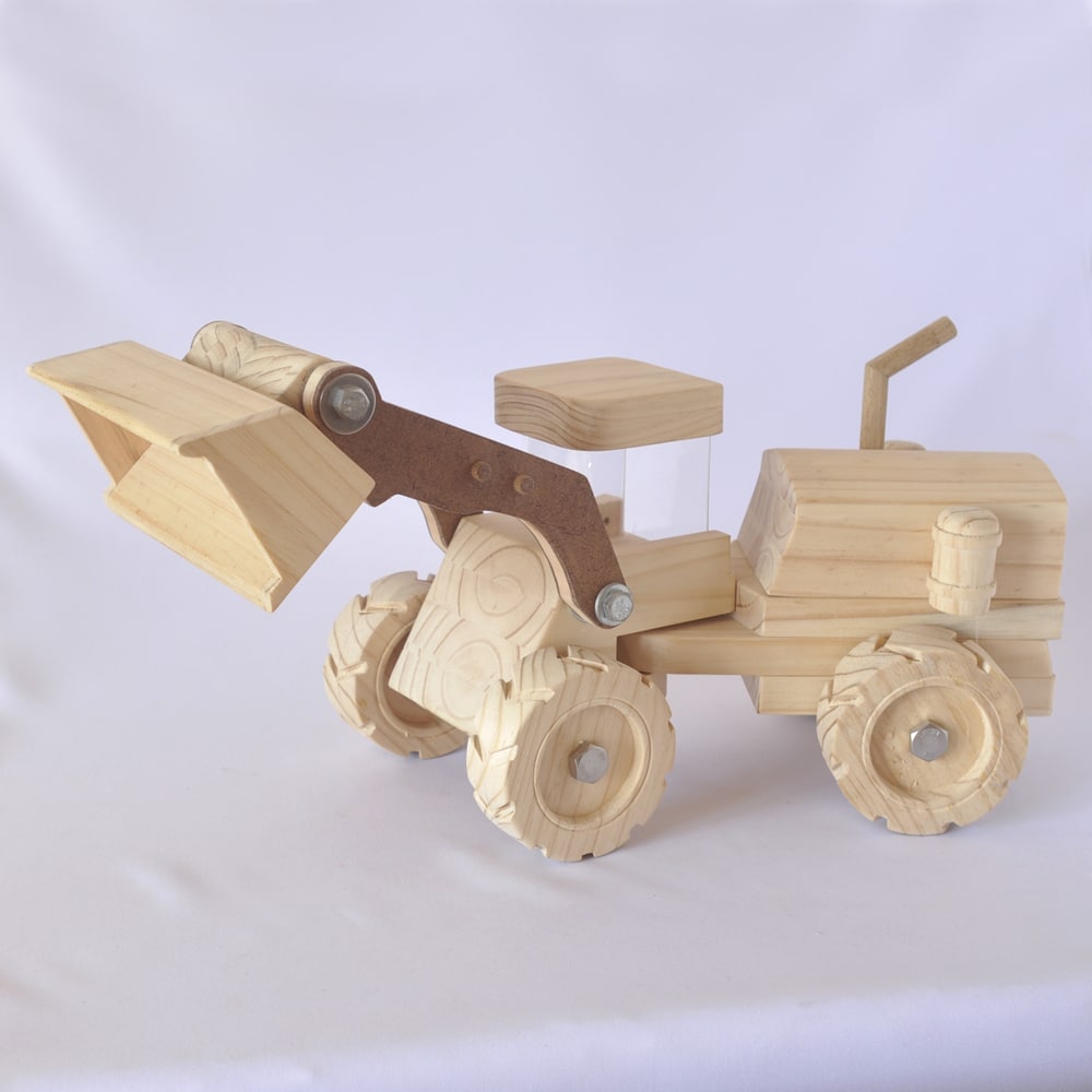 Large Wood Front End Loader - Moksi