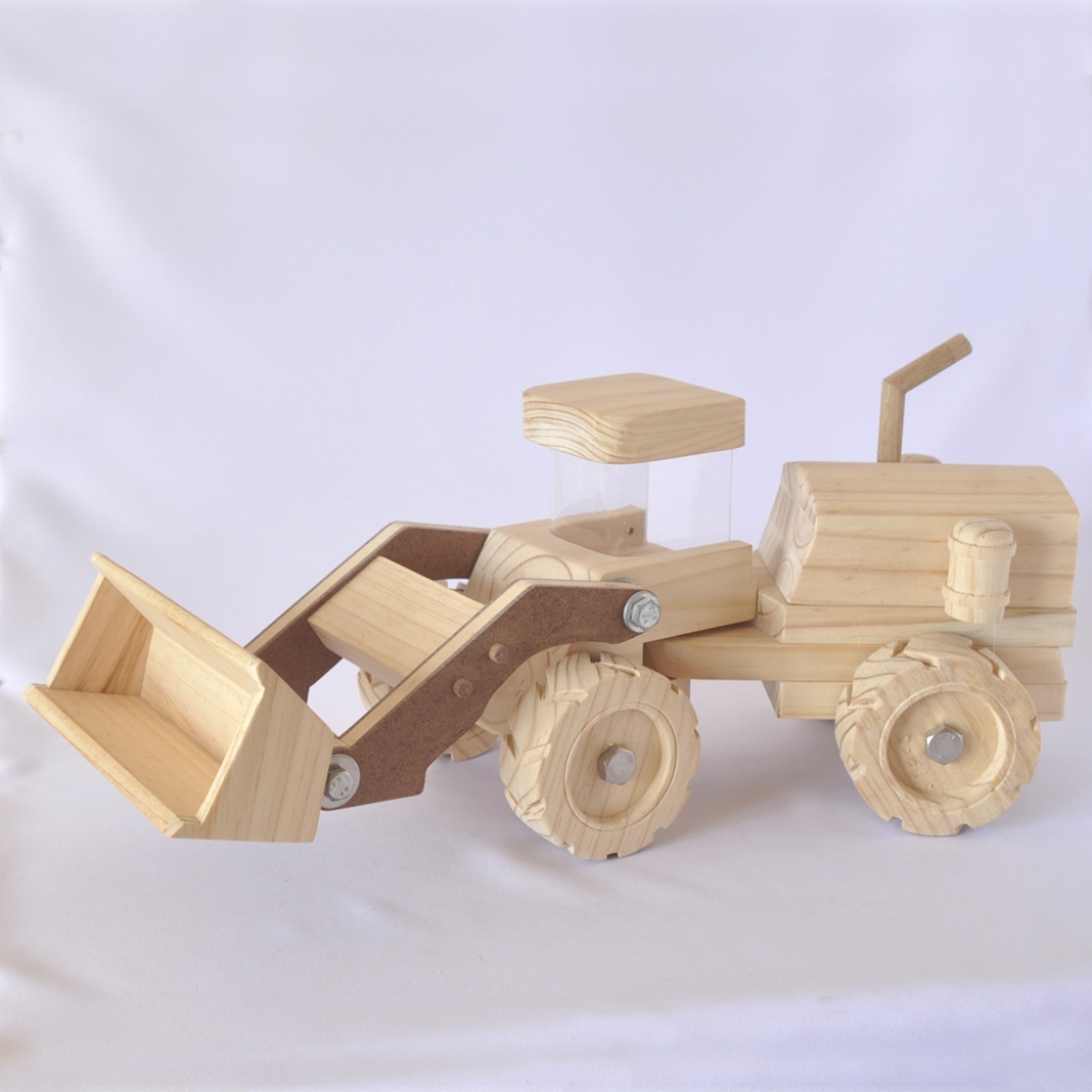 Large Wood Front End Loader - Moksi
