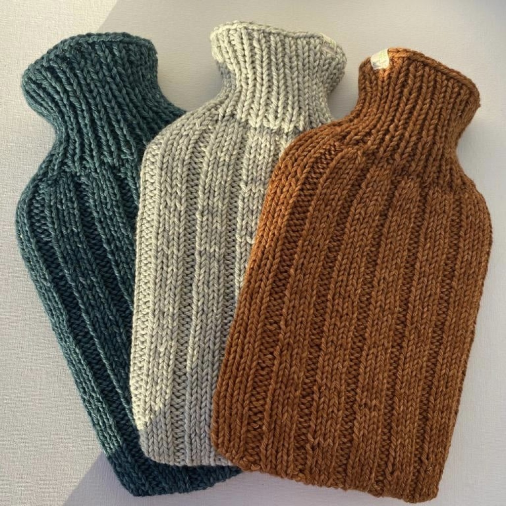 Bamboo Cotton Hot Water Bottle Cover - Moksi