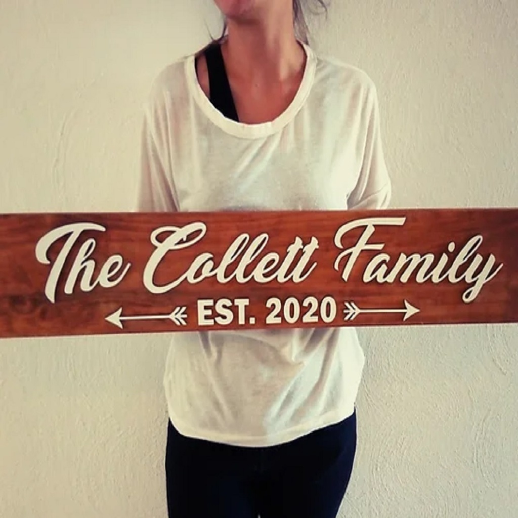 Personalised Wooden House Signs - Moksi