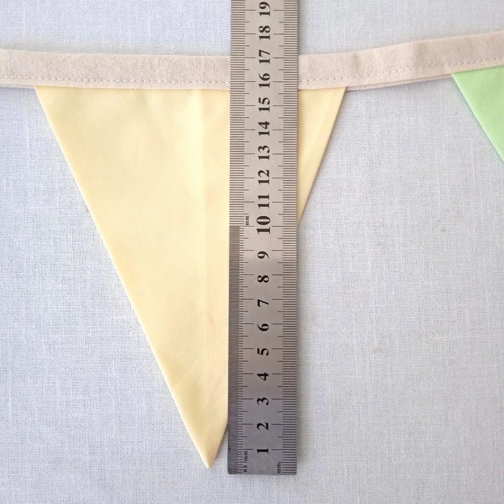 Pastel Rainbow Bunting Banner - Medium Flags - Moksi