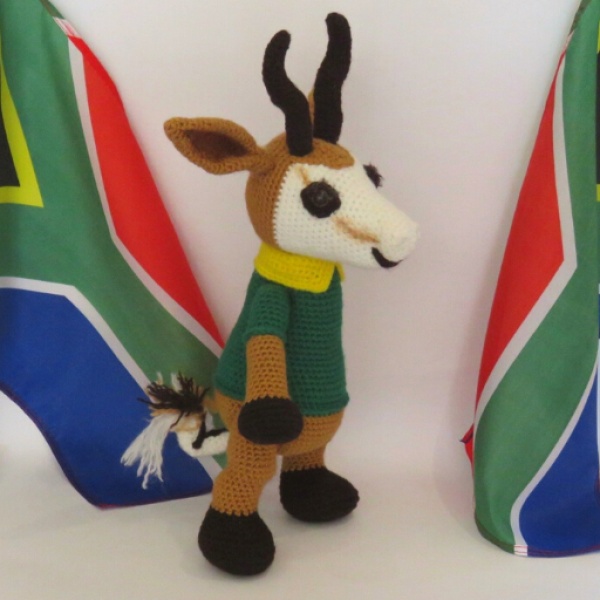 Springbok Mascot - Moksi