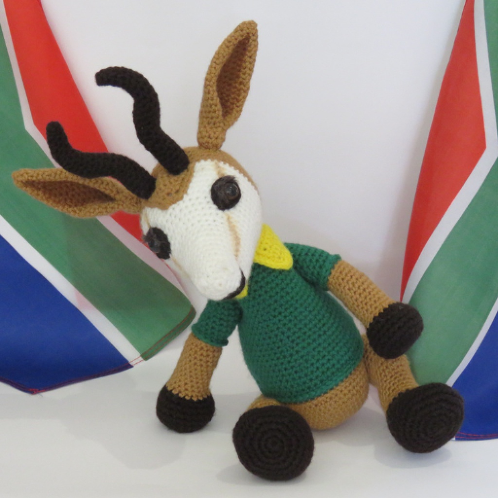 Springbok Mascot - Moksi