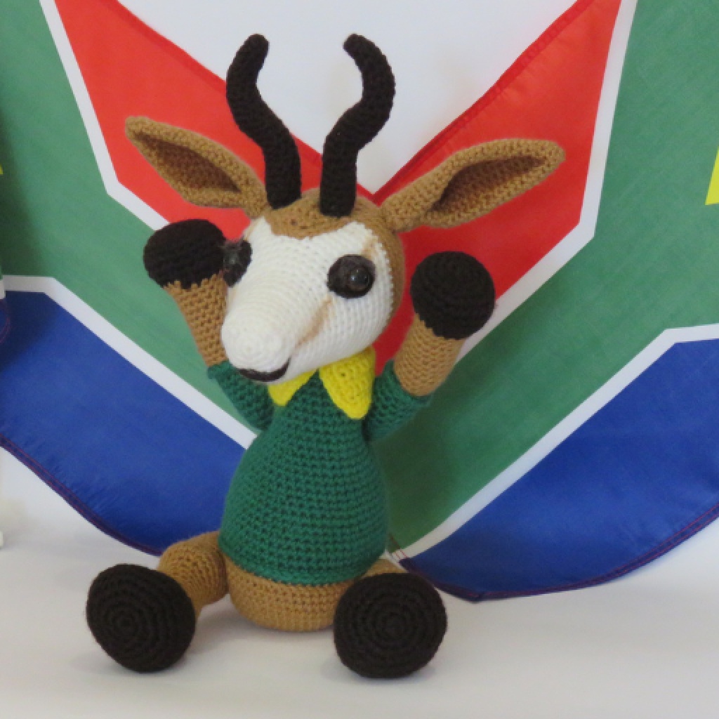 Springbok Mascot - Moksi