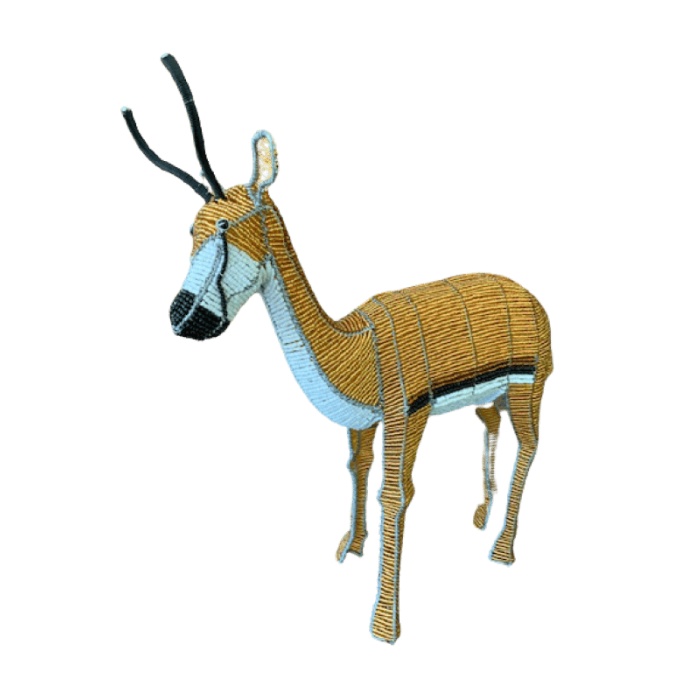 Bead and Wire Springbok - Moksi