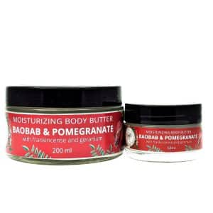 Body Butter Baobab and Pomegranate - Moksi