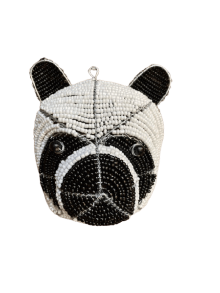 Bead and Wire Panda Bear Head Wall Décor - Moksi