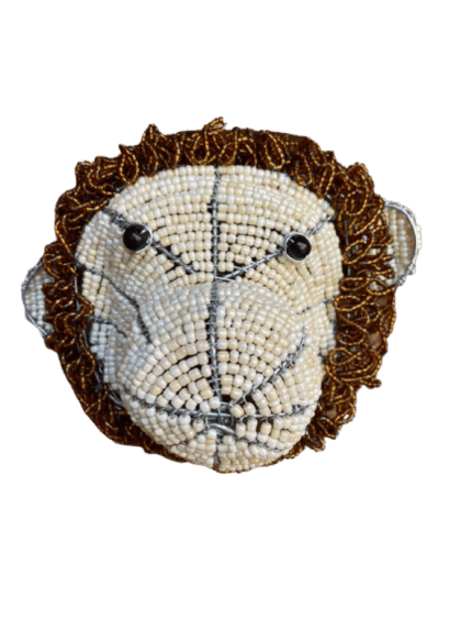 Bead & Wire Monkey Head Wall Décor - Moksi