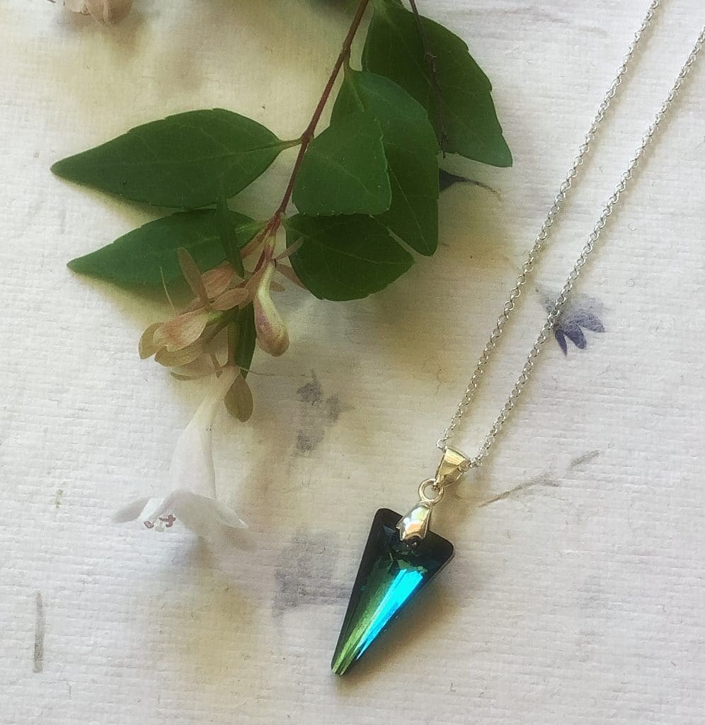 Bermuda Blue Spike Pendant - Moksi
