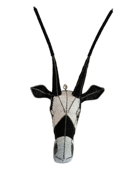 Bead & Wire Oryx Head Wall Décor - Moksi