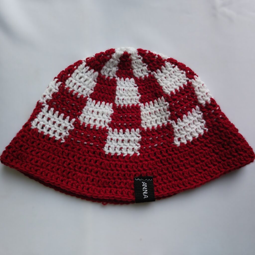 Red Checkered Hat - Moksi