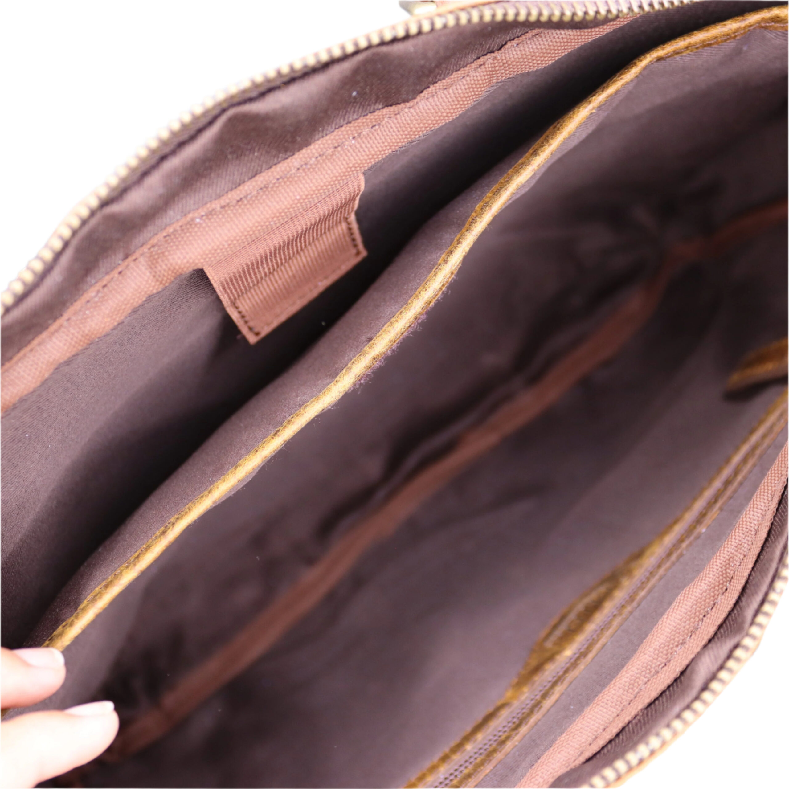 Capri Classic Leather Laptop Bag - Moksi