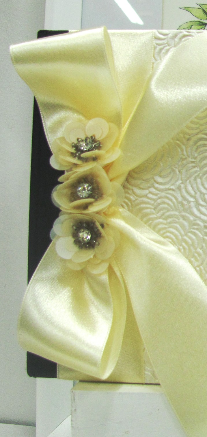 Wedding Guest Book - Embossed Cream - Moksi