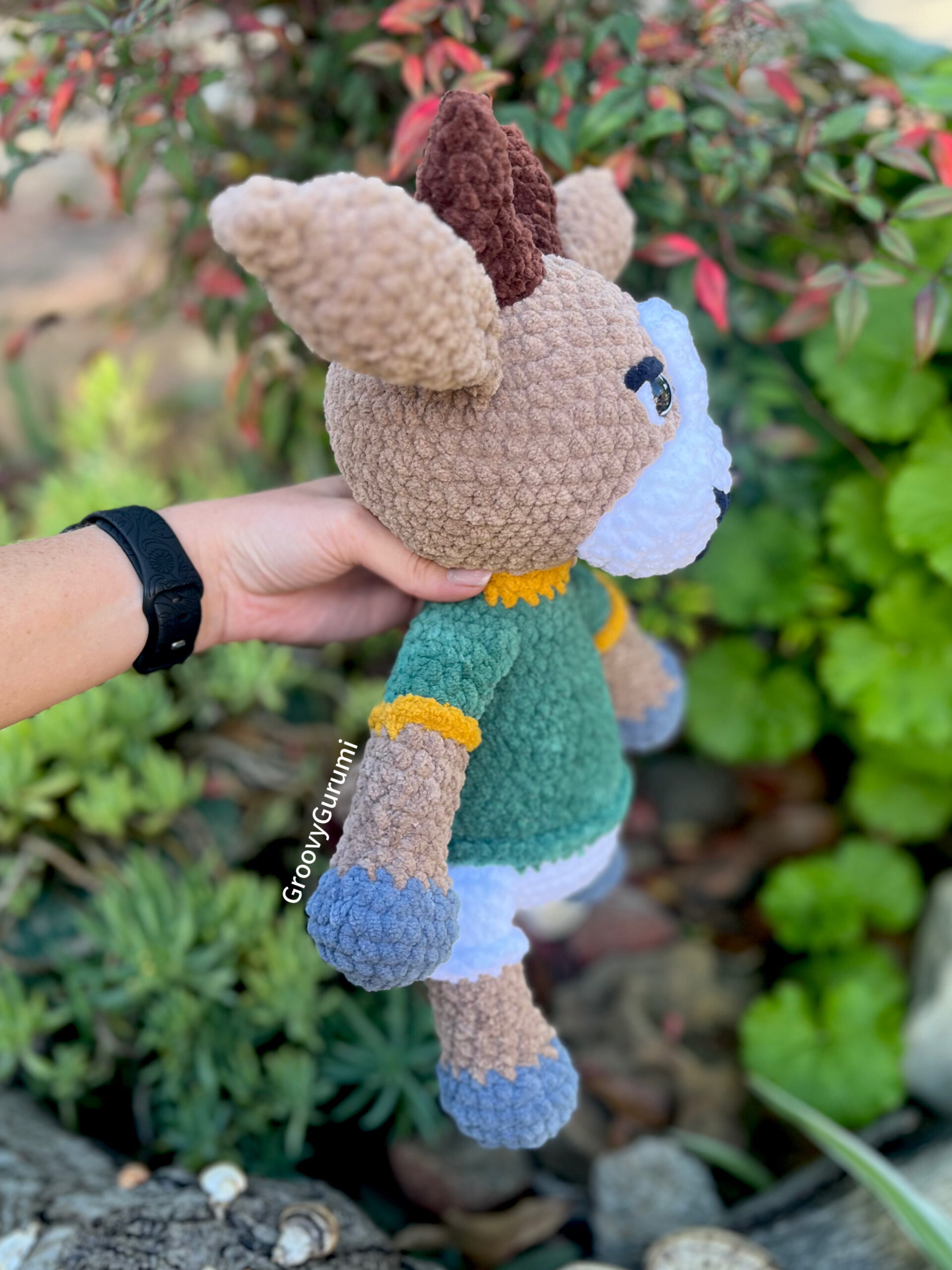 Crochet Springbok Plushie - Moksi