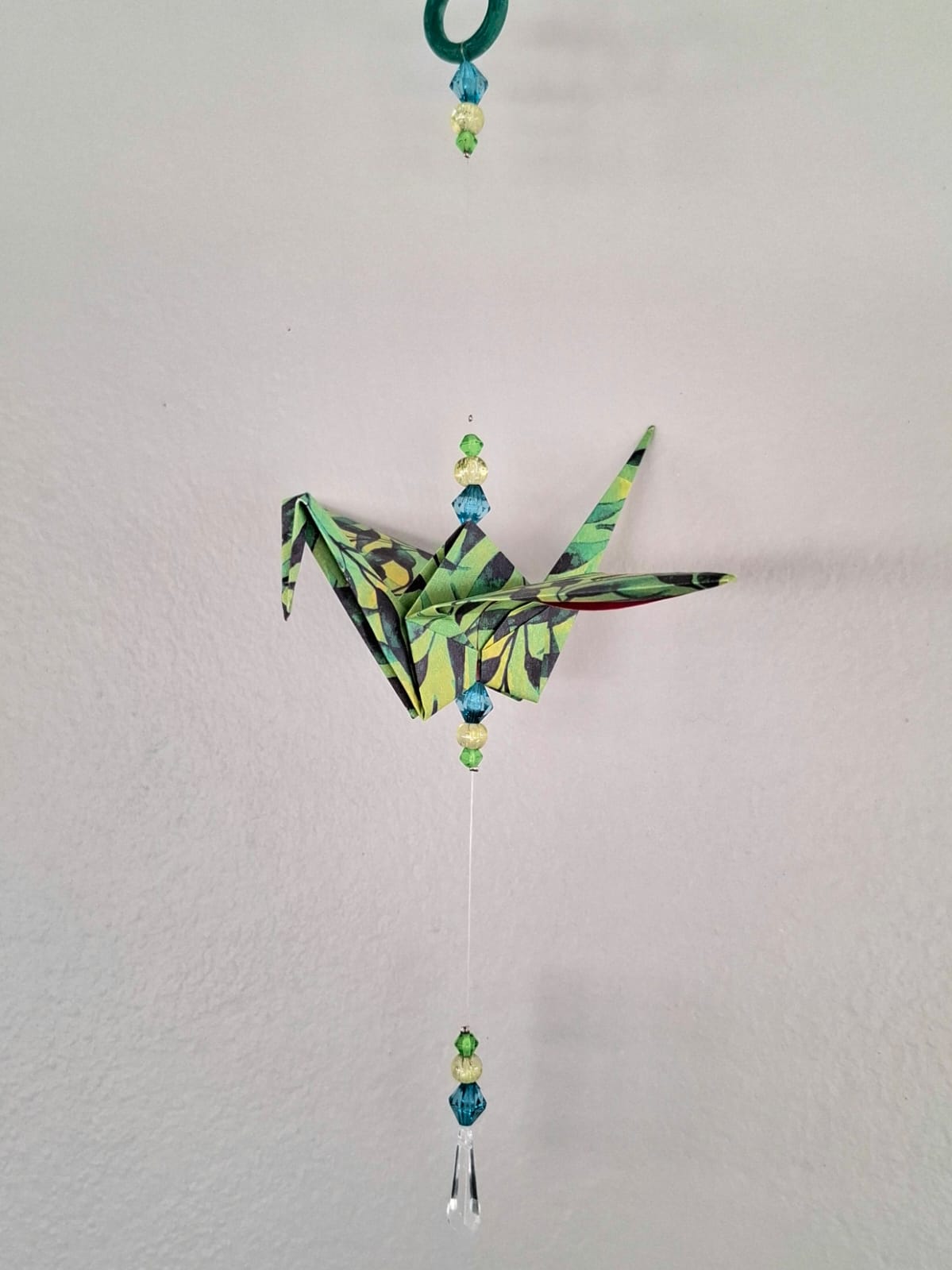 Origami Crane Mobile - Green Nature - Moksi