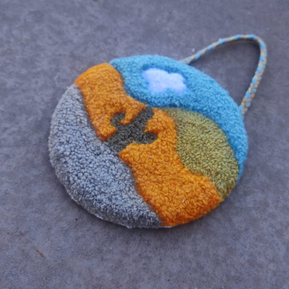 Boho Fibre Art Wall Hanging - Moksi