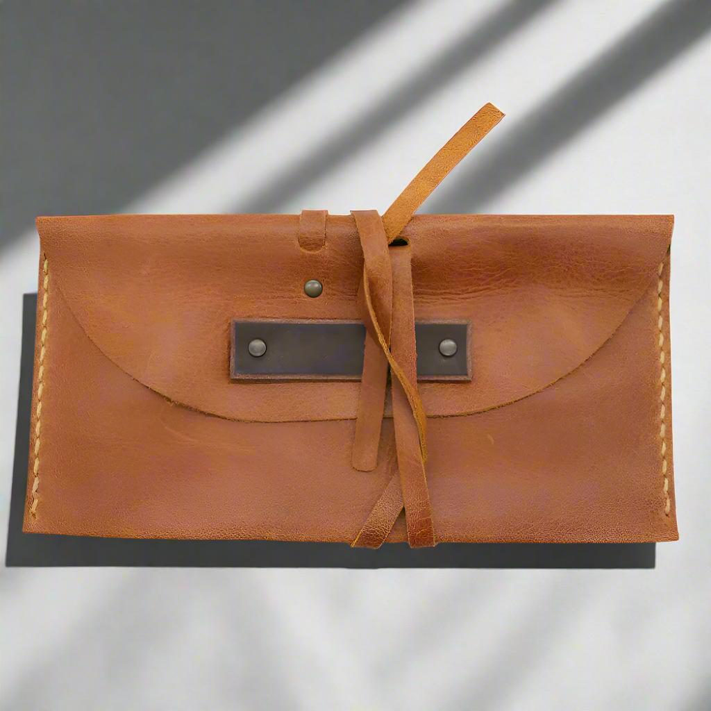 Vintage Sunglass Case Tan - Moksi