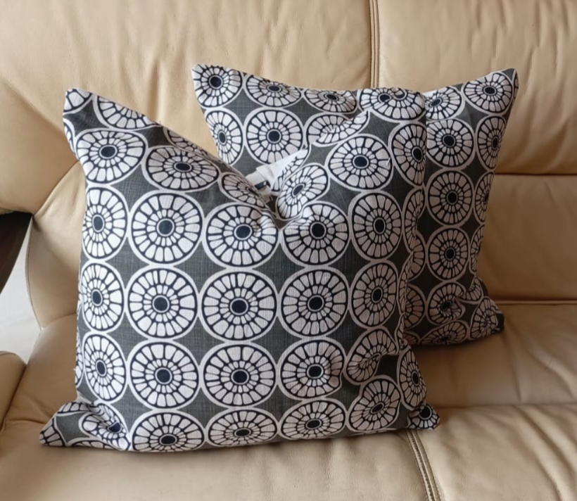 Senegal Grey Cushion Cover - Moksi