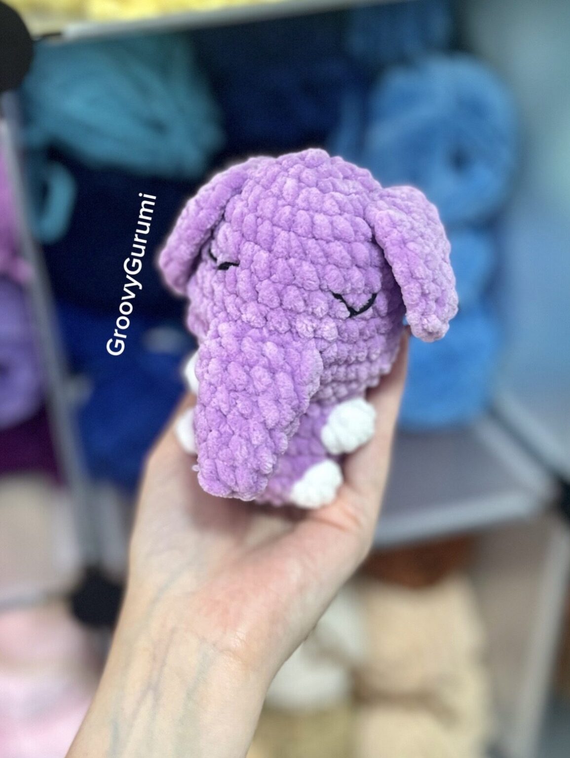Crochet Mini Elephant - Moksi