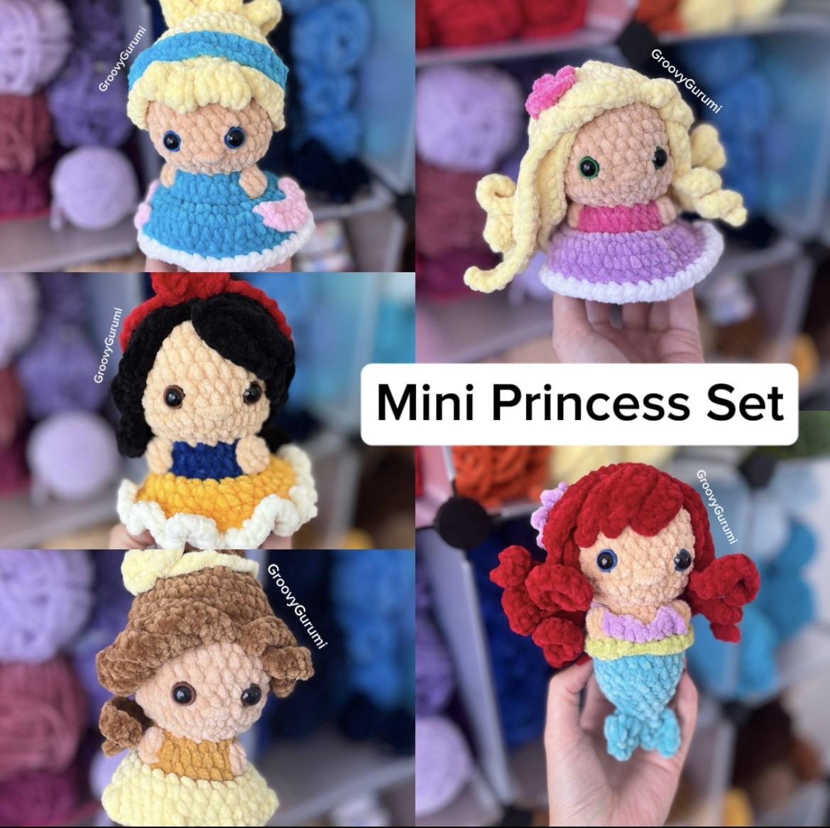 Crochet Mini Princess Set - Moksi